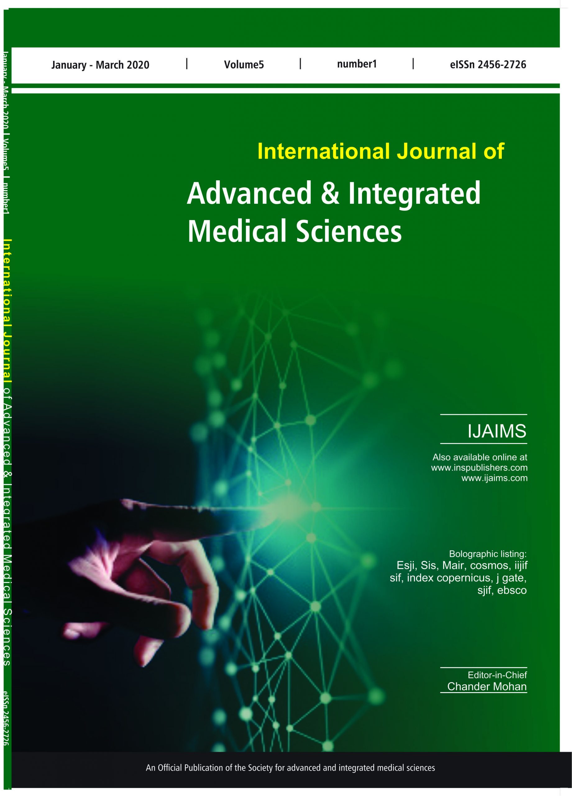 International Journal of Advanced & Integrated Medical Sciences ...